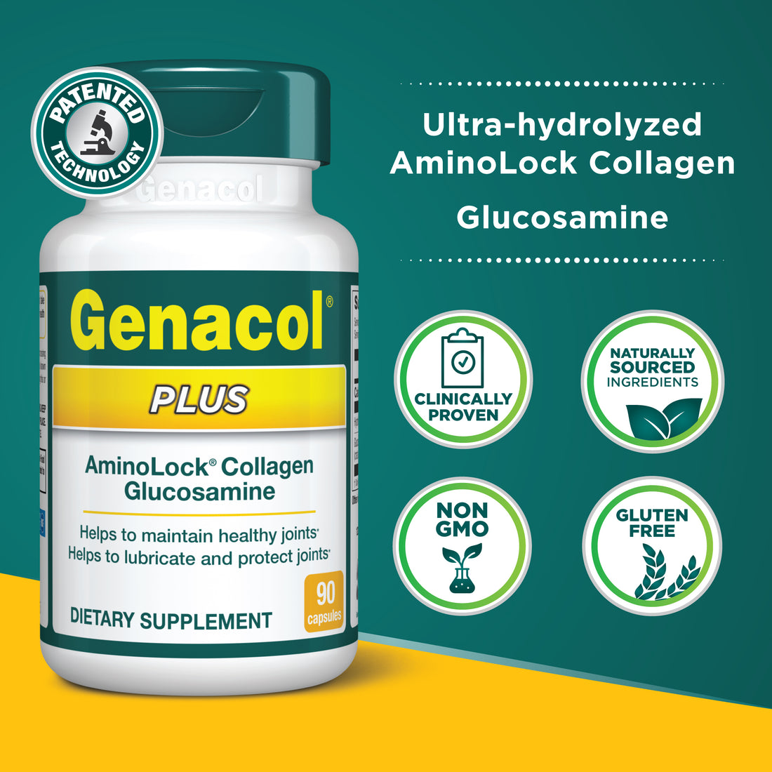 Genacol Plus - Glucosamine and AminoLock Collagen